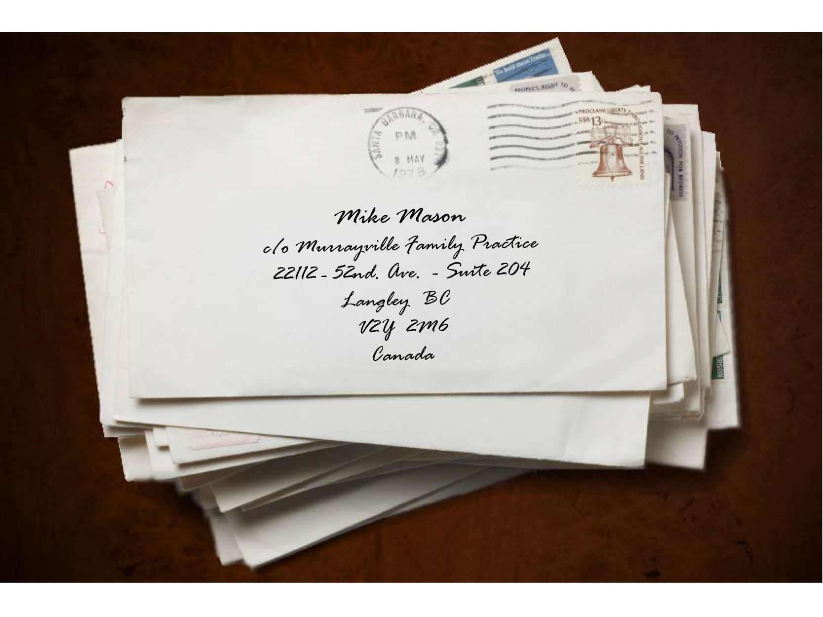 envelope w address 2 – mikemasonbooks.com envelope w address 2 – mikemasonbooks.com